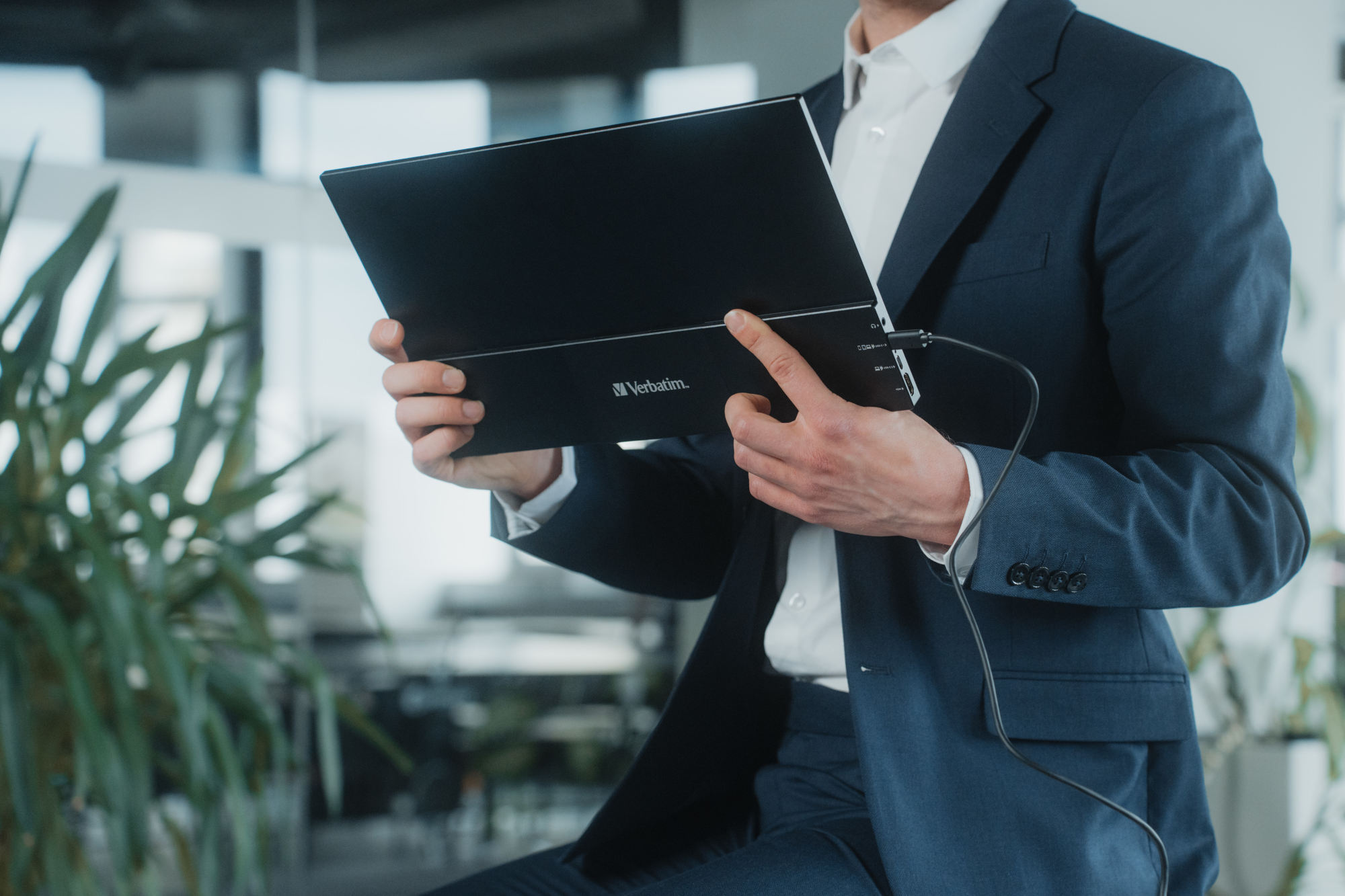 Verbatim PMT-15 IPS HDR Touch Φορητό Monitor 15.6" 4K 3840x2160 ...