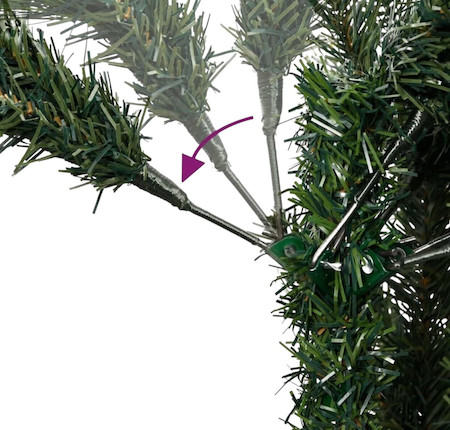 Christmas Tree 120cm with 145 Branches White 600-30348 | Skroutz.mt