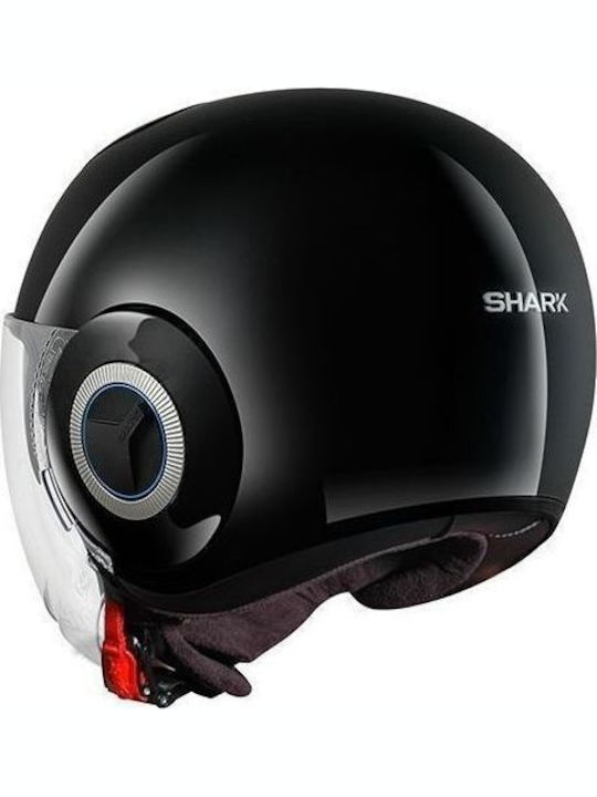 Shark Nano Blank Black Κράνος Μηχανής Jet 1300gr με Sunvisor | Skroutz.gr