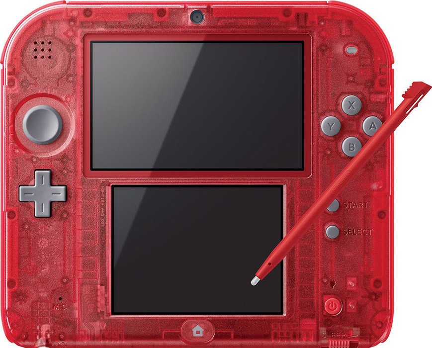 Nintendo 2DS Transparent Red - Skroutz.gr