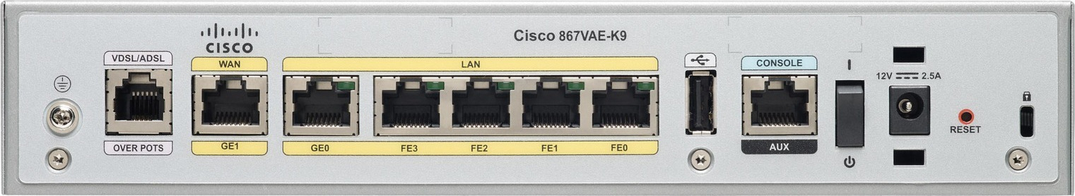 Cisco 867VAE VDSL2 Modem Router με 4 Θύρες Ethernet | Skroutz.gr
