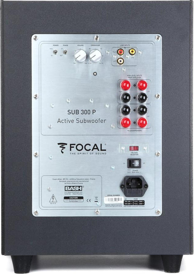 Focal Sub 300 P Αυτοενισχυόμενο Subwoofer με Ηχείο 11" 300W Μαύρο ...