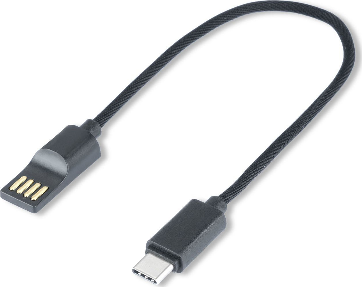 4Smarts Keychain USB 2.0 Cable USB-C male - USB-A male Μαύρο 0.1m ...