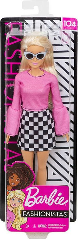 Mattel Barbie Fashionistas 104 Chess Skirt & Blonde Hair για 3+ Ετών ...