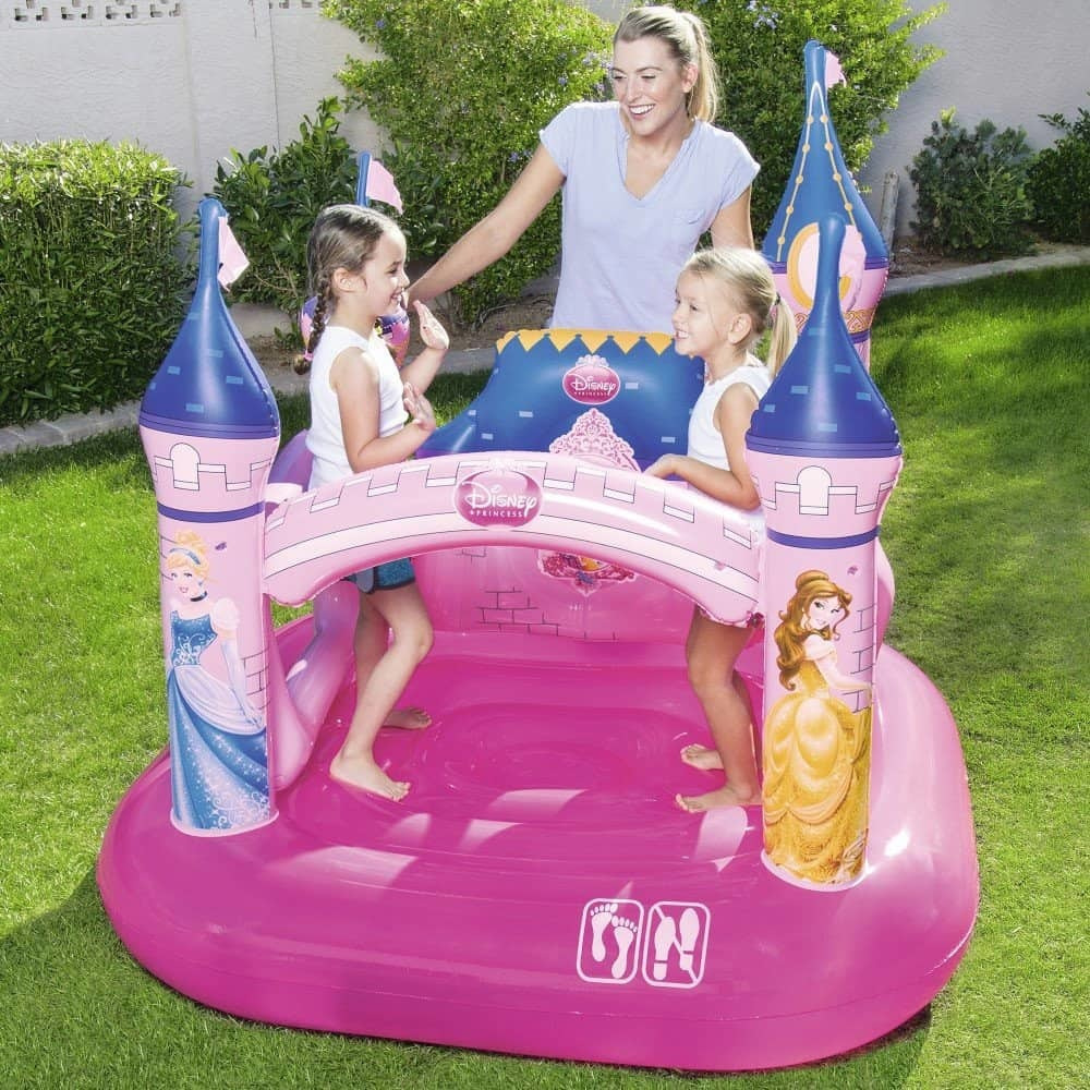 Bestway Inflatable Disney Princess Castle for Indoor and Outdoor ...