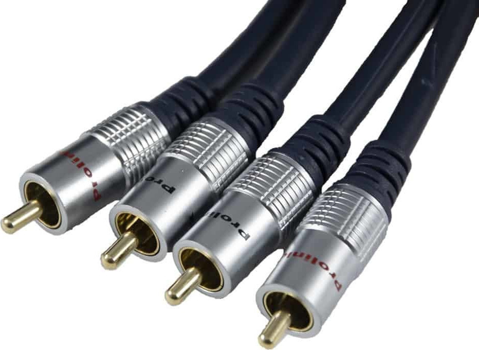 Prolink Audio Cable 2x RCA male - 2x RCA male 10m (TCA4270-1000 ...