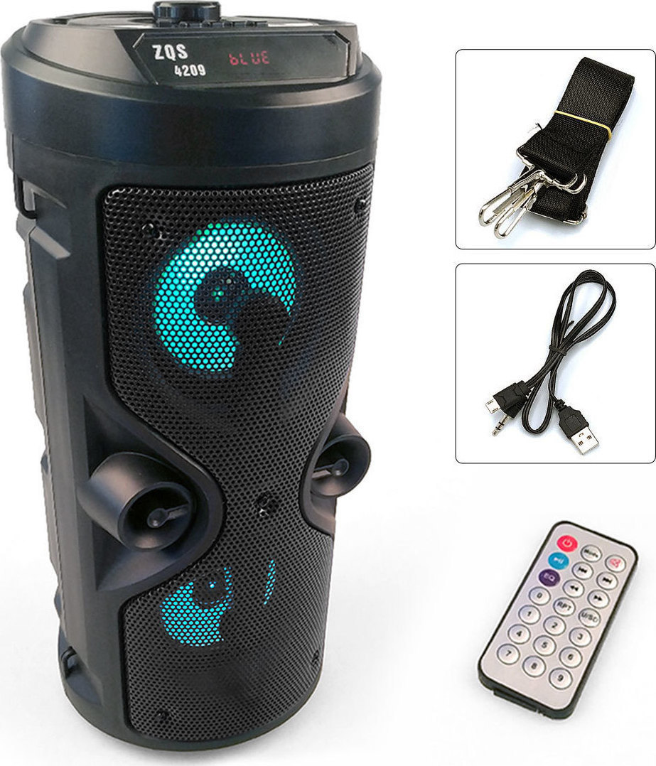 ZQS-4209 Ηχείο Bluetooth 10W Μαύρο | Skroutz.gr