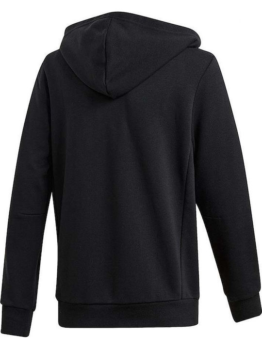 Adidas Αθλητική Παιδική Ζακέτα Φούτερ με Κουκούλα Μαύρη Adidas Must ...