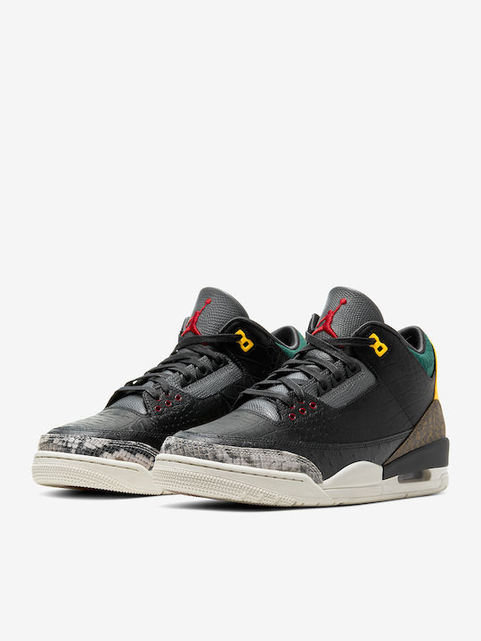 Jordan Air Jordan 3 Retro Ανδρικά Μποτάκια Black / Dark Mocha / Rope ...