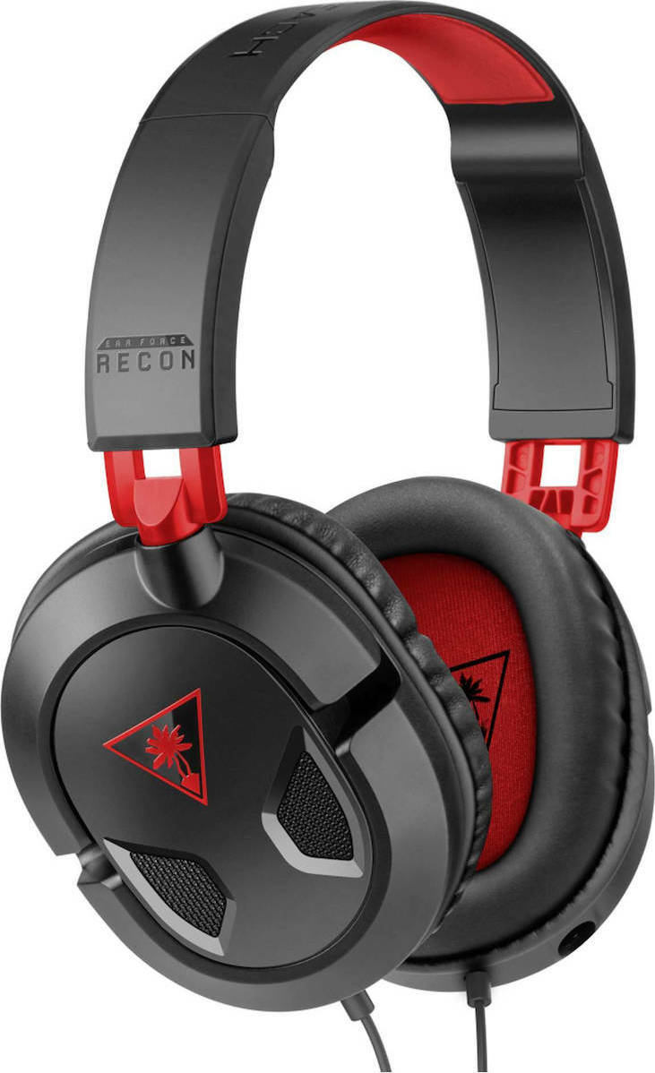 Turtle Beach Recon 50 Over Ear Gaming Headset (3.5mm) Red - Skroutz.gr