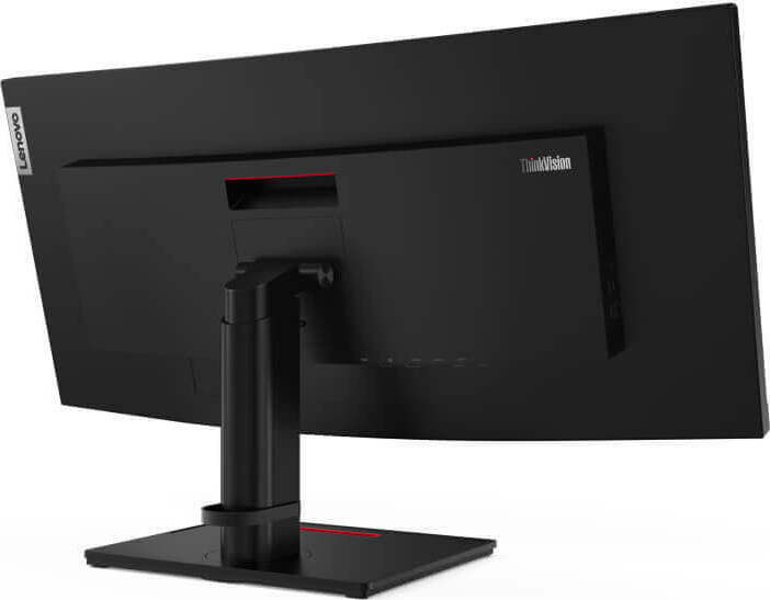 Lenovo ThinkVision T34w-20 VA Curved Monitor 34" QHD 3440x1440 με Χρόνο ...