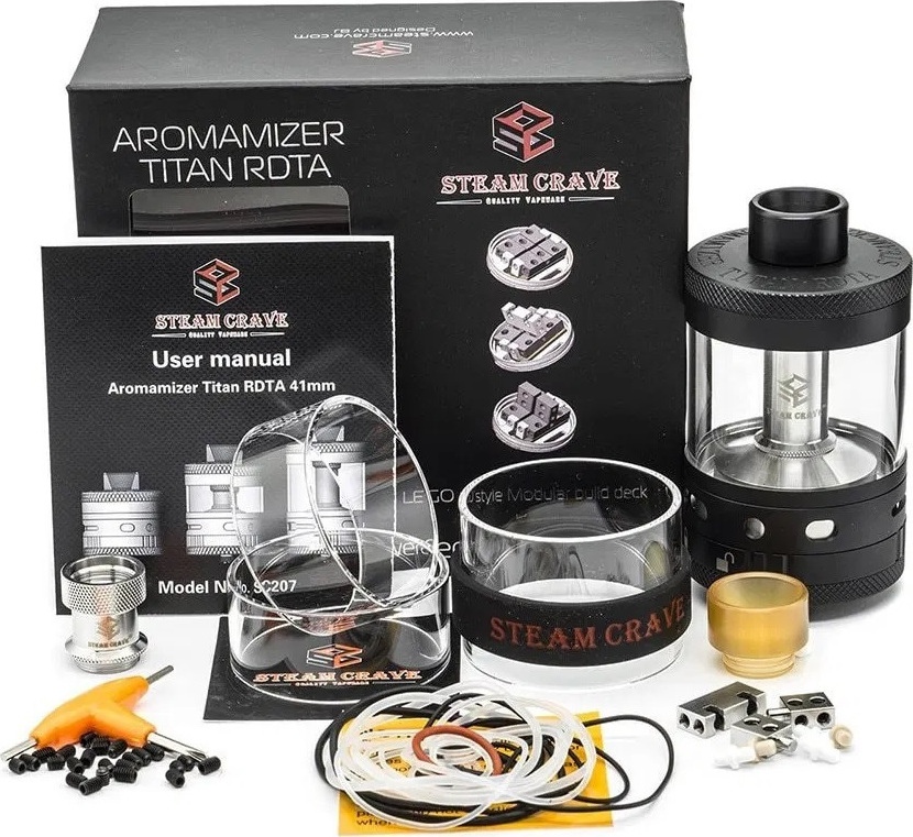 Steam Crave Titan RDTA 28ml Black | Skroutz.gr