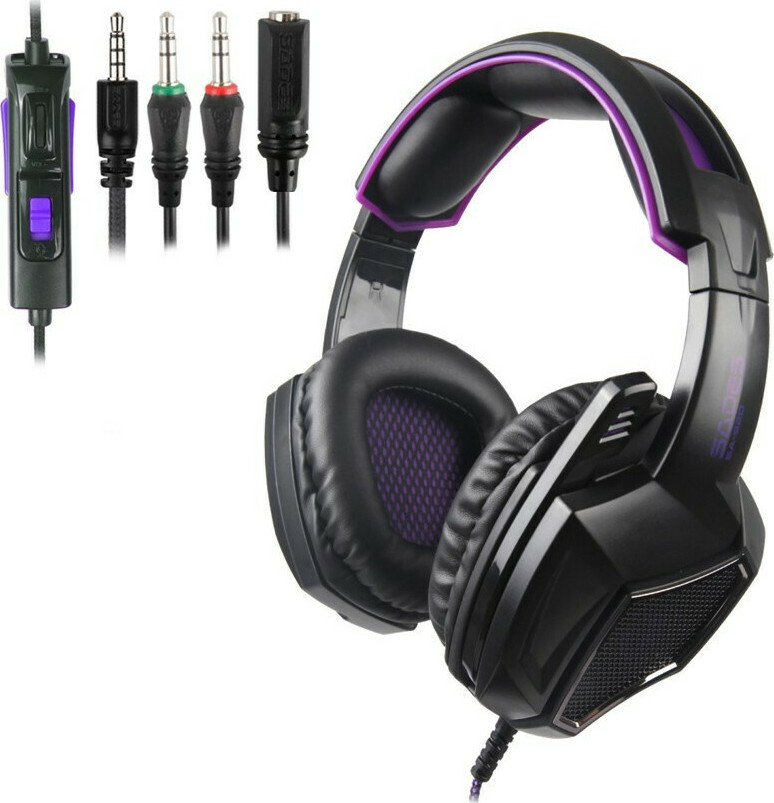 Sades 920 Over Ear Gaming Headset με σύνδεση 3.5mm / 2x3.5mm | Skroutz.gr
