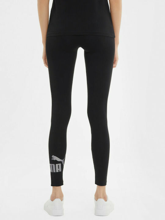 Puma Essential Metallic Training Γυναικείο Μακρύ Κολάν Μαύρο 586896-51 ...