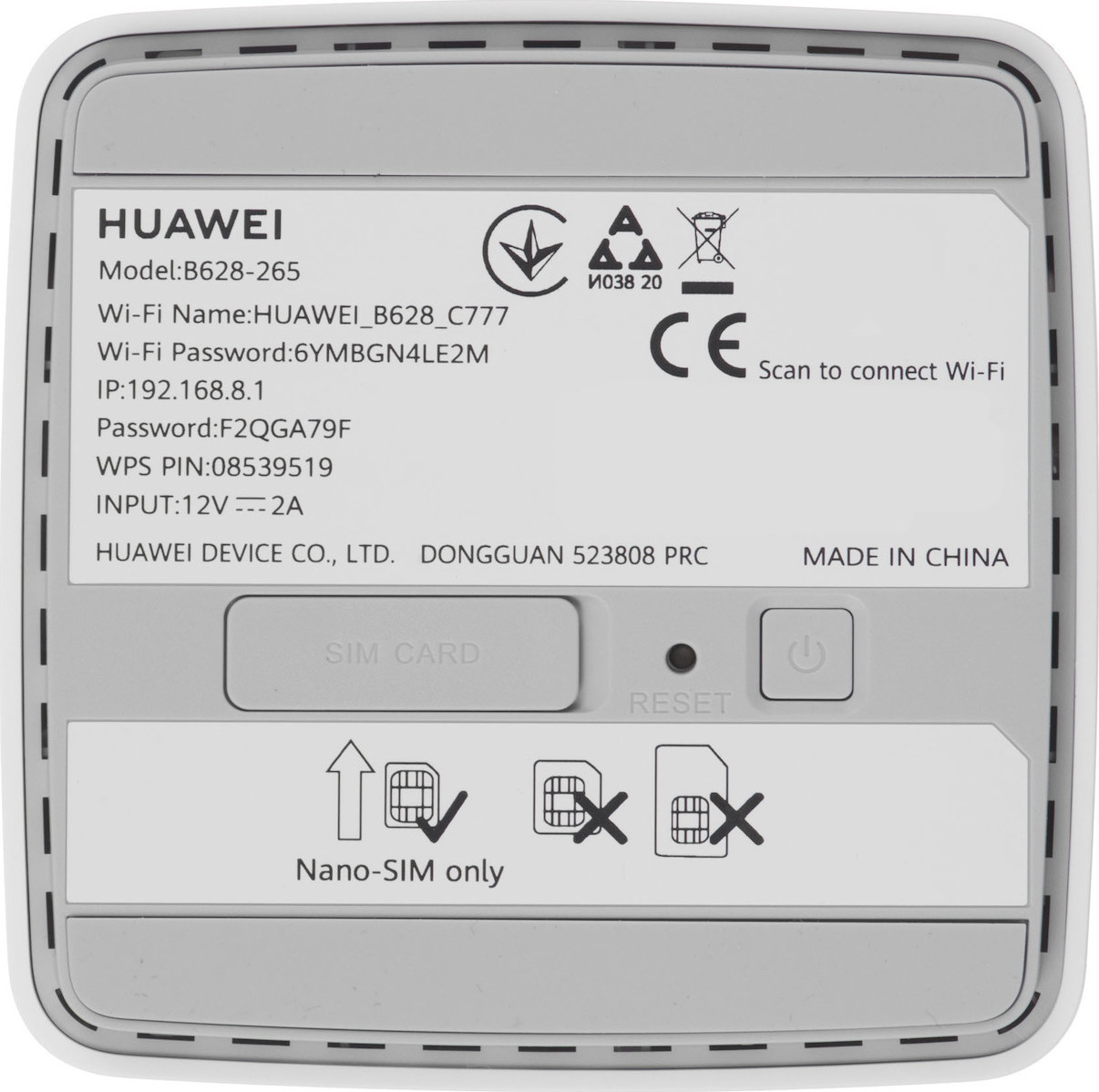 Huawei 4G CPE Pro 2 B628-265 Ασύρματο 4G Mobile Router Wi‑Fi 5 με 2 ...