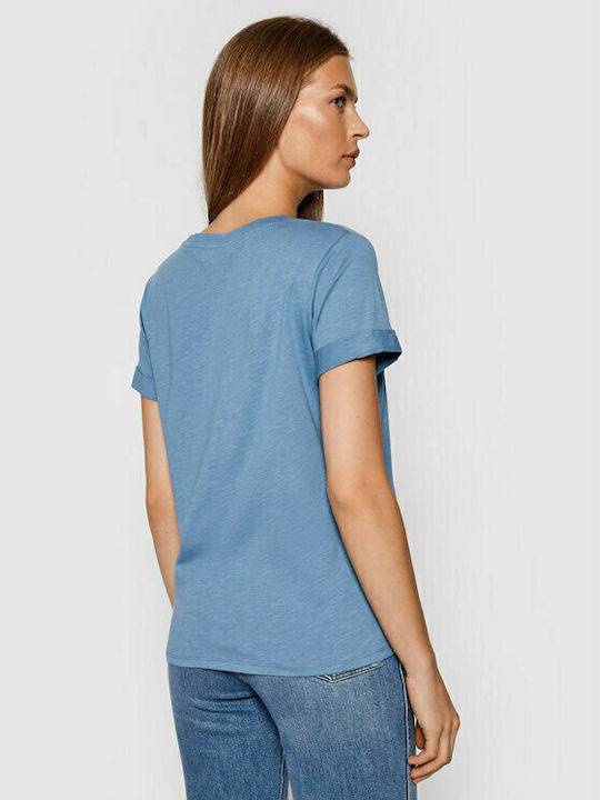 Guess W0GI69R8G01 Γυναικείο T-shirt Γαλάζιο | Skroutz.gr