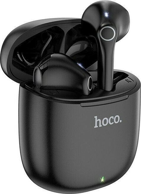 Hoco EW07 Earbud Bluetooth Handsfree Ακουστικά με Θήκη Φόρτισης Μαύρα ...