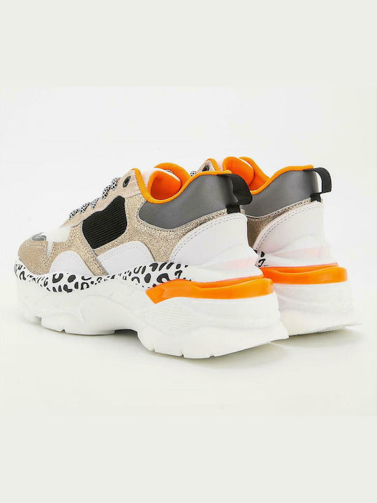 Olympic Stores 017416 Γυναικεία Chunky Sneakers Πολύχρωμα | Skroutz.gr