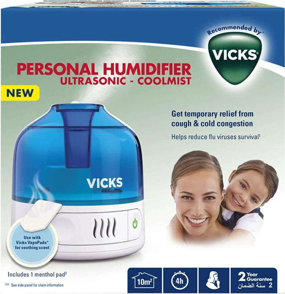 Vicks VUL505E4 Υγραντήρας Υπερήχων 18W για Χώρους 10m² | Skroutz.gr