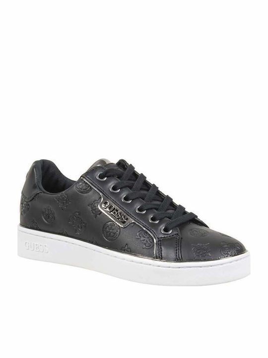 Guess Γυναικεία Sneakers Μαύρα FL7BANELE12-BLACK | Skroutz.gr