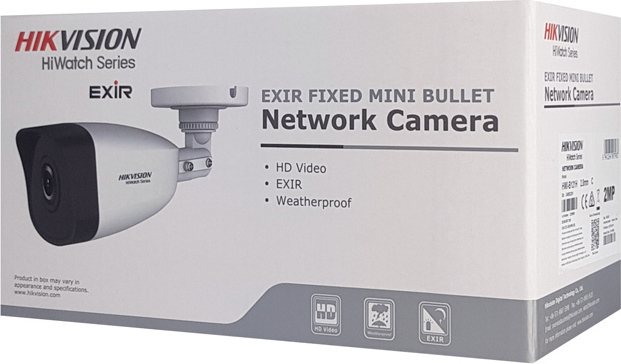 Hikvision HWI-B121H IP Κάμερα Παρακολούθησης Full HD 1080p Αδιάβροχη με ...