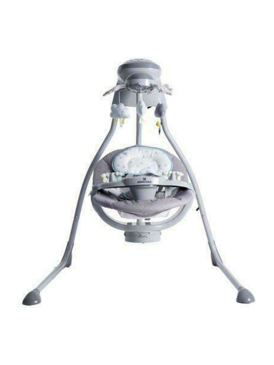 Kikka Boo Electric Baby Swing Chair Angel's Hug Grey with Music 2 in 1 ...