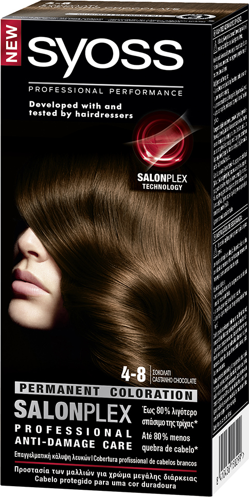 Syoss Permanent Coloration 4-8 Σοκολατί | Skroutz.gr