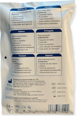 Anbio Biotech Covid-19 & Flu A/B Combo Rapid Test Covid & Γρίπης 10τμχ ...