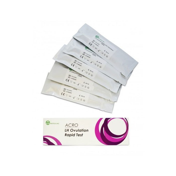Acro Biotech LH Ovulation Rapid Test Midstream 5τμχ Τεστ Ωορρηξίας ...