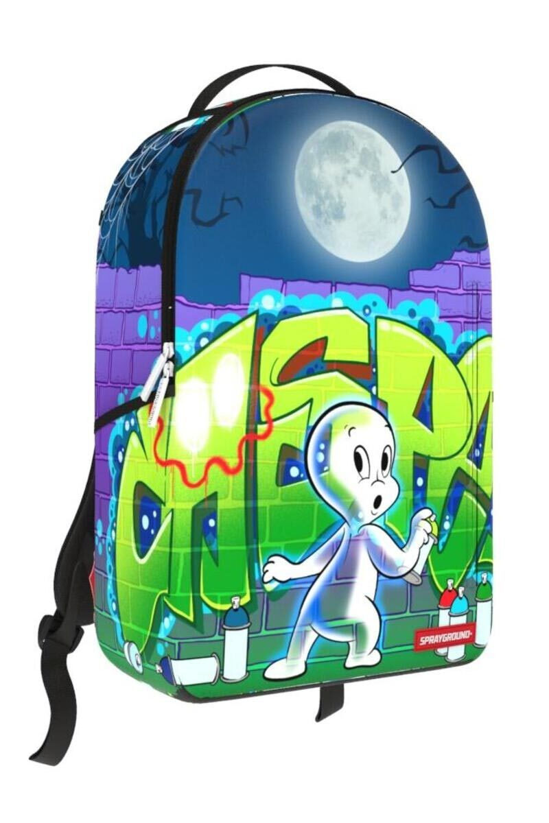 Sprayground Casper Graffiti Σχολική Τσάντα Πλάτης Δημοτικού Πολύχρωμη ...