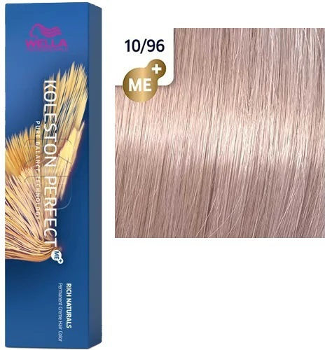 Wella Koleston Perfect Me+ Rich Naturals Βαφή Μαλλιών 10/96 Κατάξανθο Ιριζέ Βιολέ 60ml | Skroutz.gr