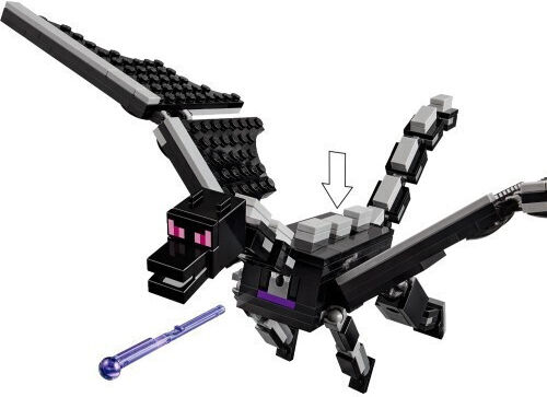 LEGO Minecraft The Ender Dragon and End Ship for 8+ years old Years ...
