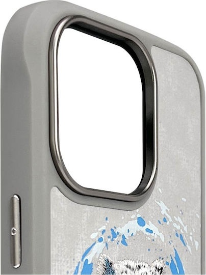 Nimmy Umschlag Rückseite Silikon / Kunststoff Gray (iPhone 17 Pro Max ...