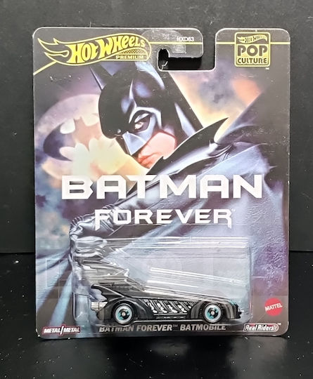 Hot Wheels Αυτοκινητάκι Premium Batman Forever Batmobile για 3+ ετών ...