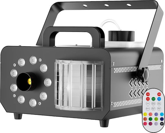 Fog Machine Rgb Leds Wireless Remote Control Black Eu Plug | Skroutz.gr