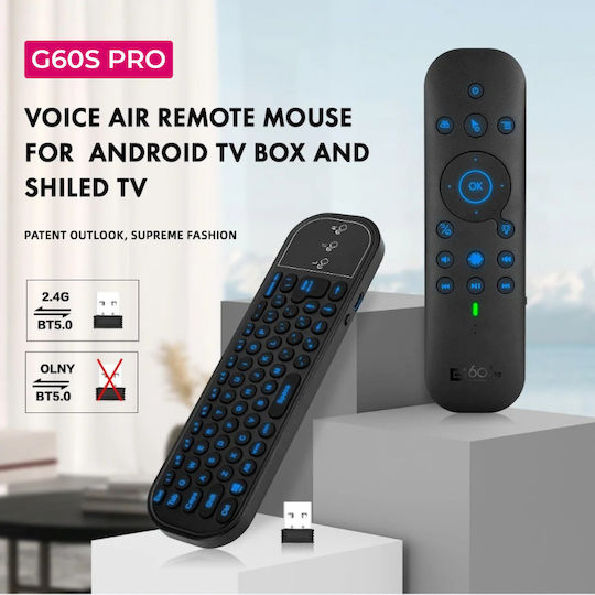 Wireless Remote Control For Smart TV Android TV Box & Laptop G60S With ...