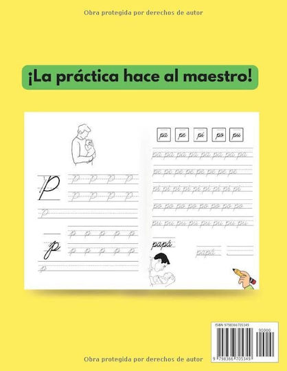 Initial Cursive Handwriting Book To Learn To Trace And Write Letters ...