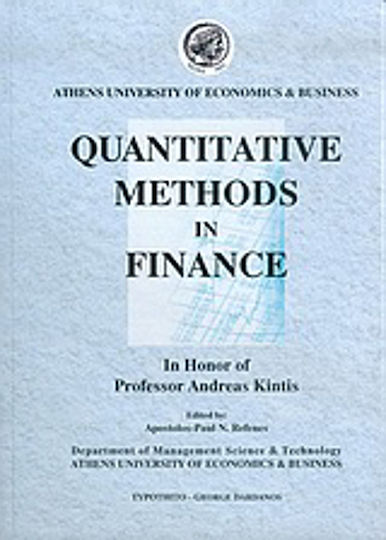 Quantitative Methods in Finance, In Honor of Professor Andreas Kintis ...