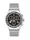 Swatch Irony Chrono Blackie Stainless Steel Bracelet YVS401G | Skroutz.gr