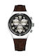 Swatch Irony Chrono Browned Brown Leather Strap YVS400 | Skroutz.gr