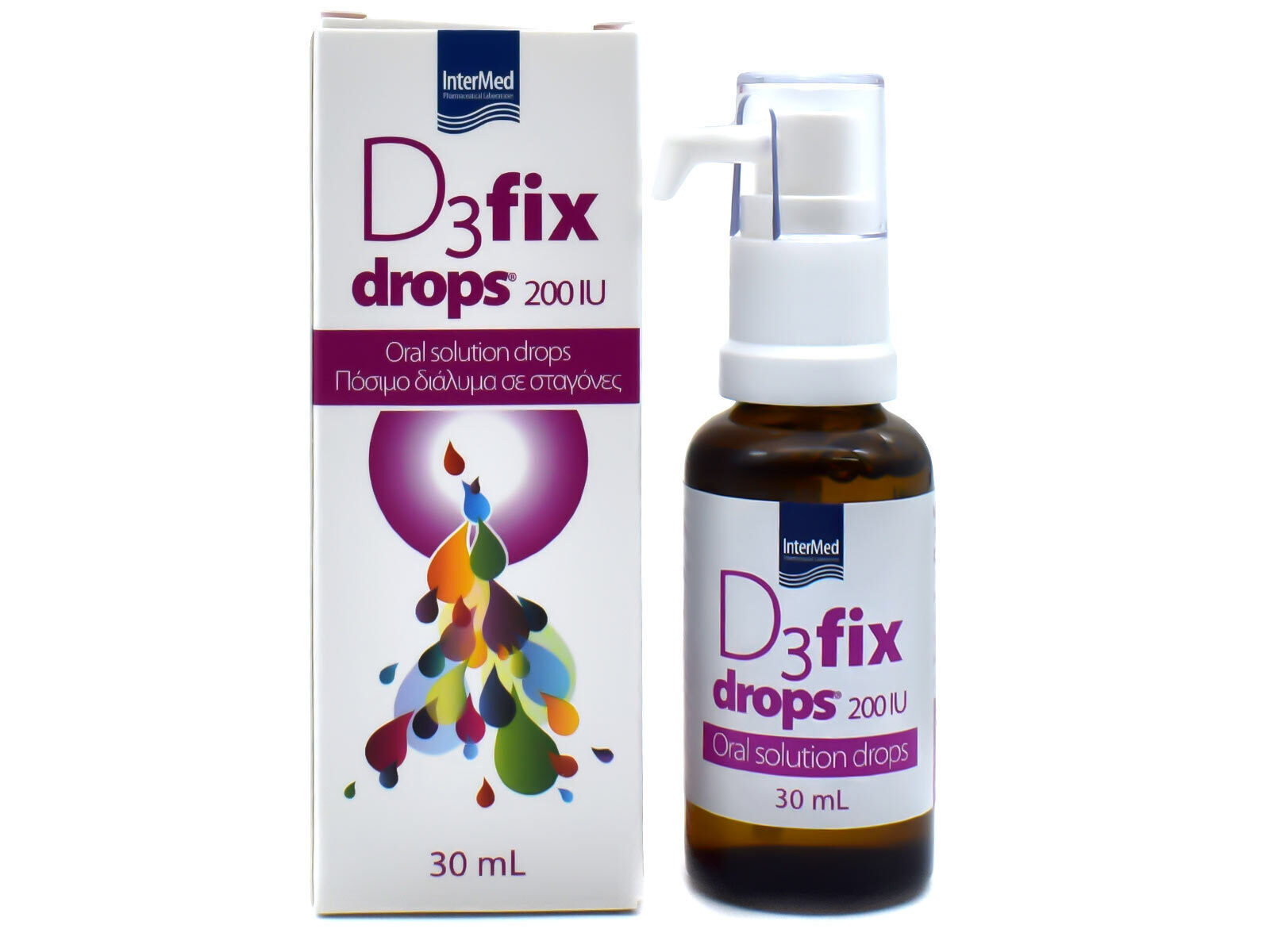 InterMed D3 Fix Drops Βιταμίνη για Ενίσχυση του Ανοσοποιητικού & την ...