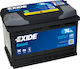 Exide Μπαταρία Σκάφους / Αυτοκινήτου Excell EB741 με Χωρητικότητα 74Ah ...