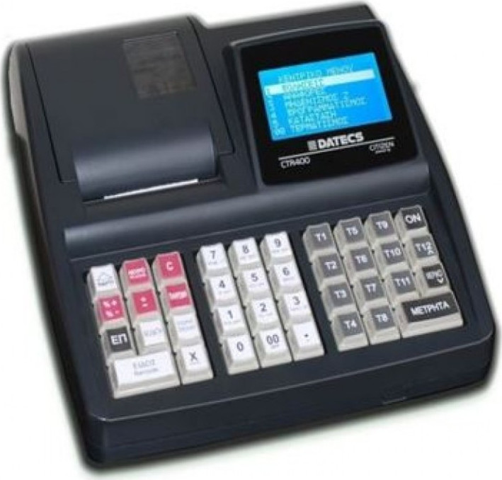 Datecs CTR-410 Ταμειακή Μηχανή Black σε Μαύρο Χρώμα | Skroutz.gr