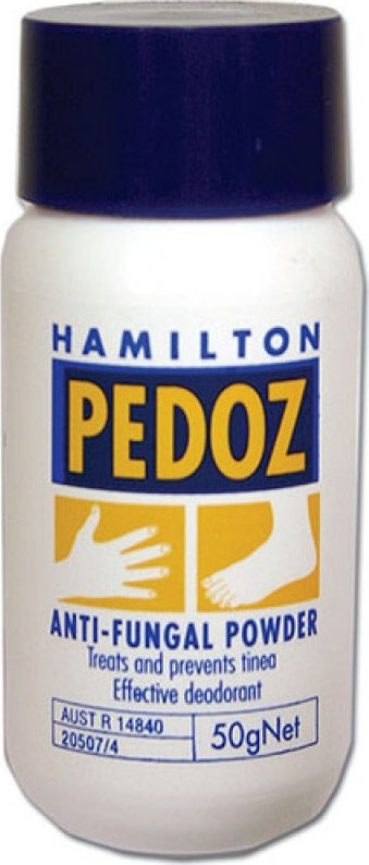 Hamilton Pedoz Anti Fungal Πούδρα κατά της Κακοσμίας 50gr | Skroutz.gr