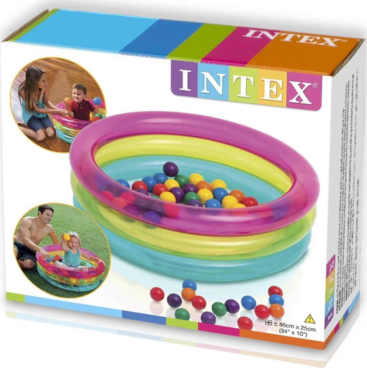 Intex Φουσκωτό 3-Ring Ball Pit 48674 | Skroutz.gr