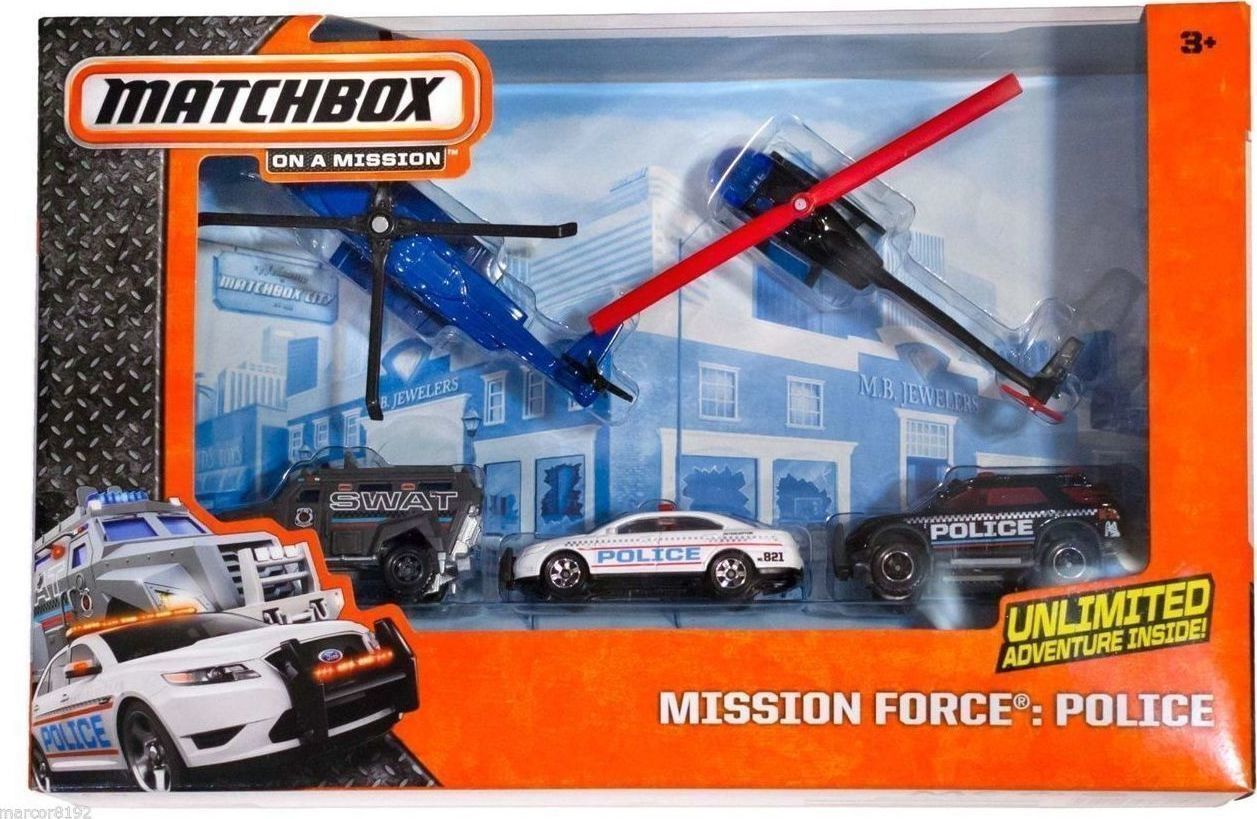 Mattel Matchbox: On a Mission Force Police - Vehicles Set - Skroutz.gr