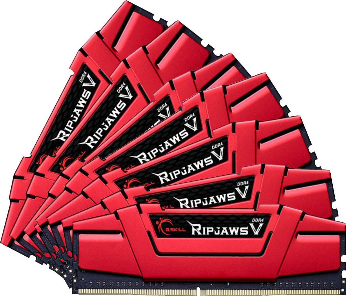 G.Skill Ripjaws V 64GB DDR4 RAM με 8 Modules (8x8GB) και Ταχύτητα 3200 ...
