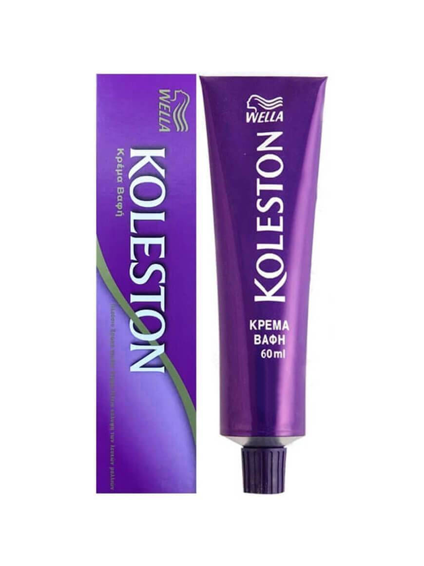 Wella Koleston Βαφή Μαλλιών 55/46 Έντονο Καστανοκόκκινο Βουργουνδίας ...
