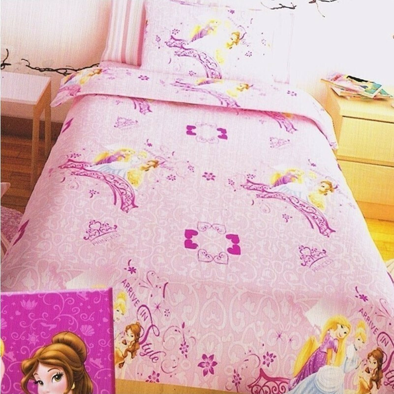 Sunshine Princess Σετ Σεντόνια Μονά Βαμβακερά Pink 155x260cm 151-24 ...