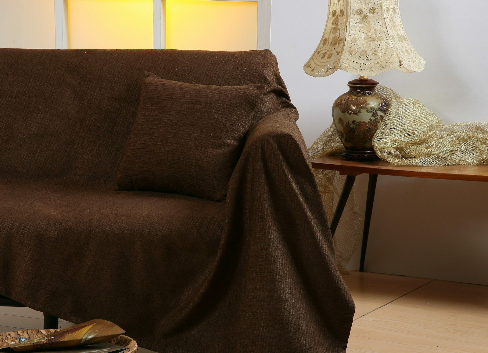 Anna Riska Ριχτάρι Πολυθρόνας 1300 180x180εκ. Brown | Skroutz.gr